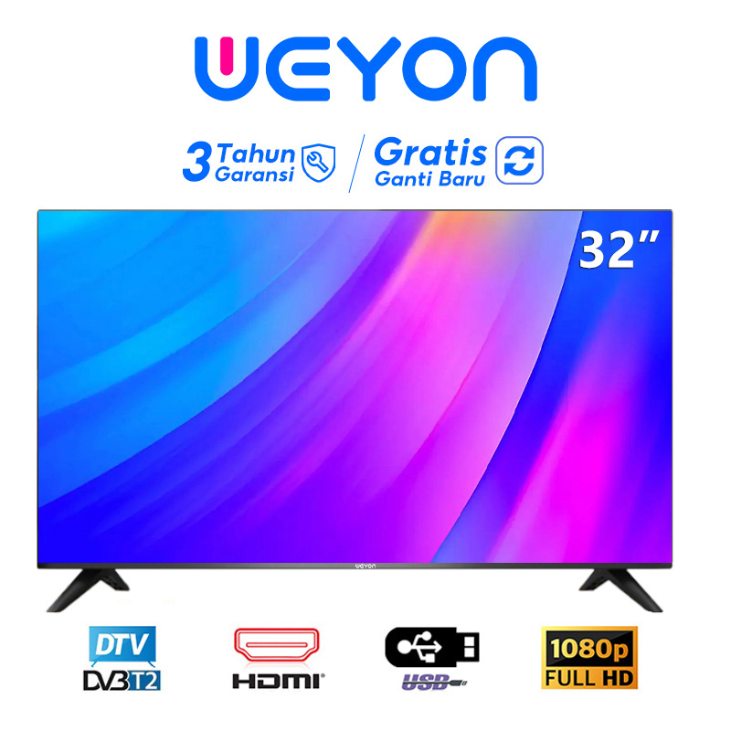 Jual [ LAYAR 32 INCH | BEZEL 32 INCH ] WEYON TV LED DIGITAL TV 32 inch ...