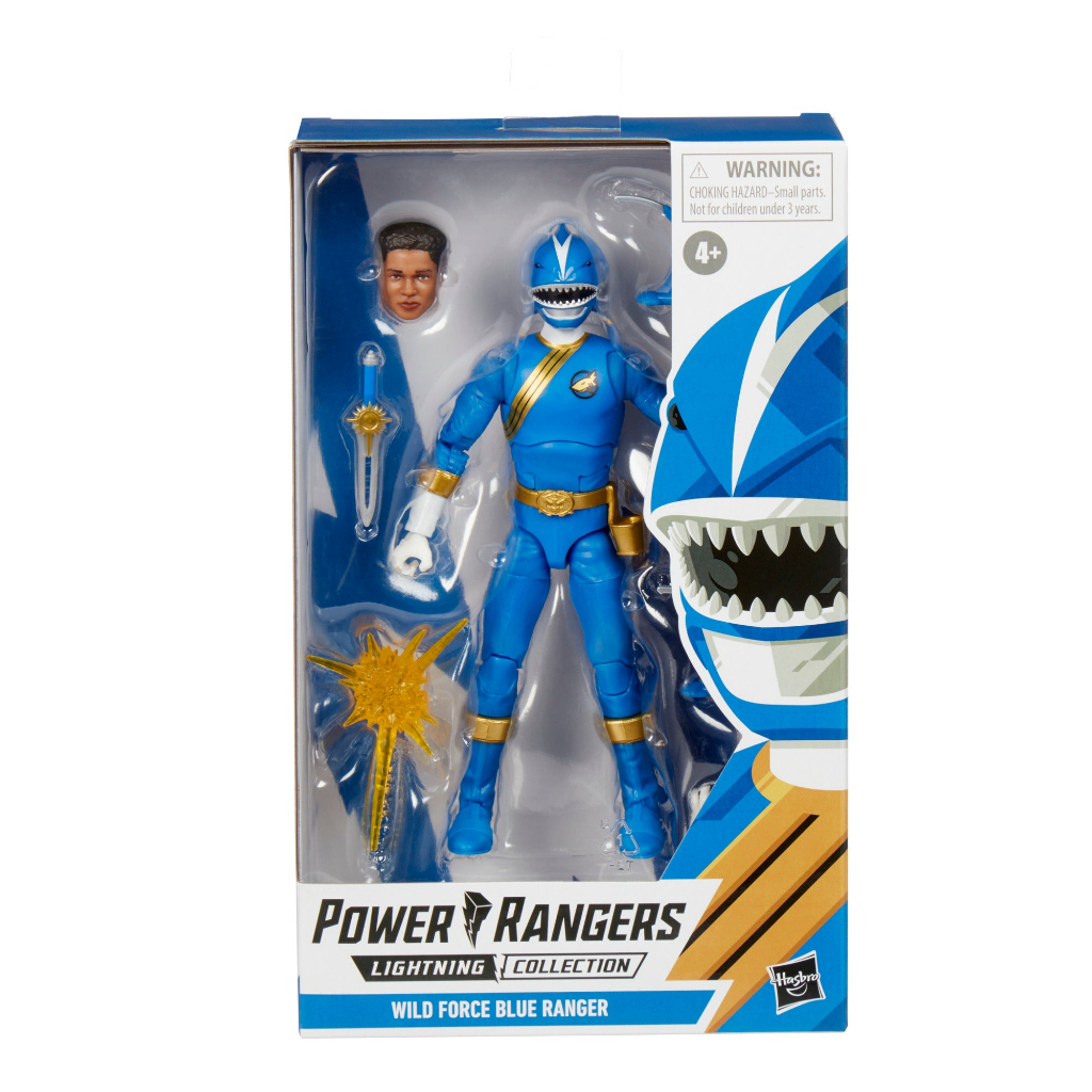 Jual Hasbro Power Rangers Lighting Collection WILD FORCE BLUE RANGER ...
