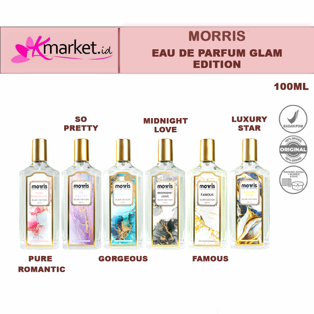 Jual Morris Eau De Parfum Glam Edition 100ml - EDP - Parfum Wanita ...