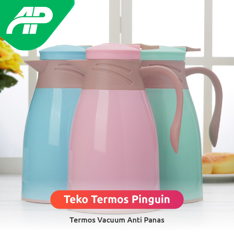 Jual Termos Air 1 Liter Tahan Panas Desain Pinguin Thermos / Teko Dalam ...