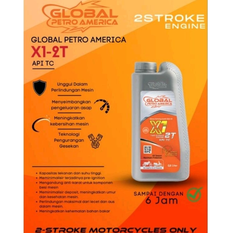 Jual Oli Samping Low Smoke X1-2T API TC - Global Petro America | Shopee Indonesia