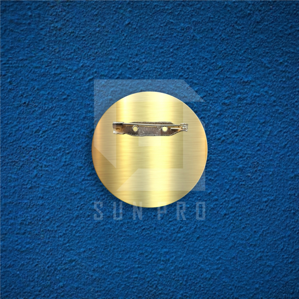 Jual Pin Kuningan Etching Logo Custom | Shopee Indonesia