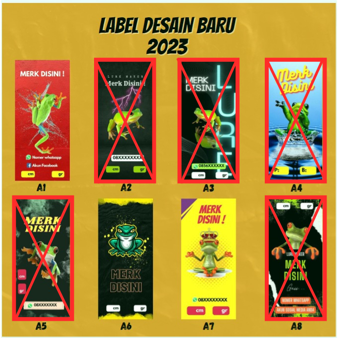 Jual Biotex Stiker Label Kemasan Mika Untuk Soft Frog | Shopee Indonesia