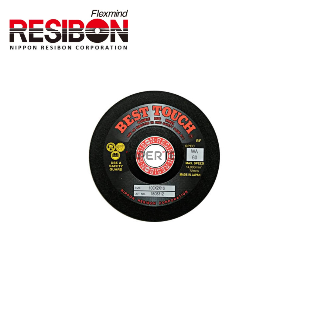 Jual Batu Gerinda 4 Inch NIPPON RESIBON Flexible 100 X 2.5 WA60 Mata ...