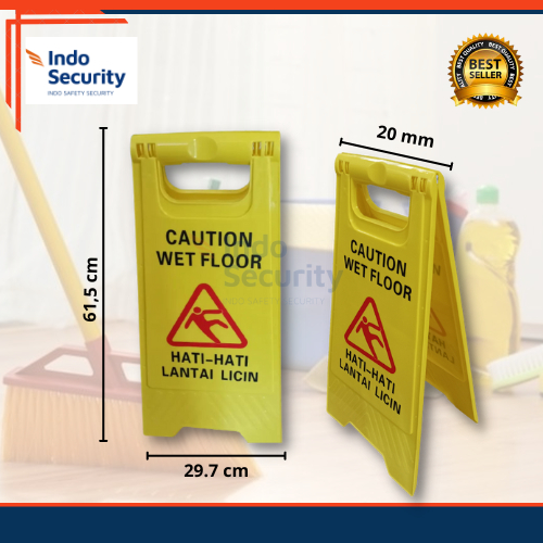 Jual Papan WARNING / PERINGATAN WETFLOOR (HATI-HATI- LICIN) | Shopee ...