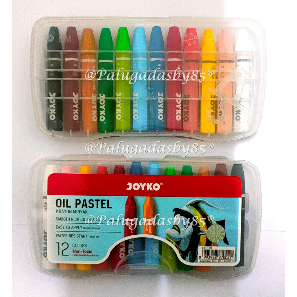 Jual (1 Set Isi 12 Warna) GROSIR Crayon JOYKO OP-12S 12 Warna / Krayon ...