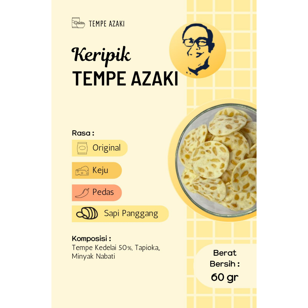 Jual KERIPIK TEMPE SAGU AZAKI 5kg | Shopee Indonesia