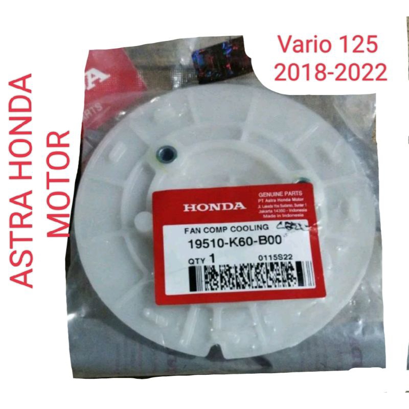 Jual kipas pendingin radiator fan comp cooling vario 125 LED original ...