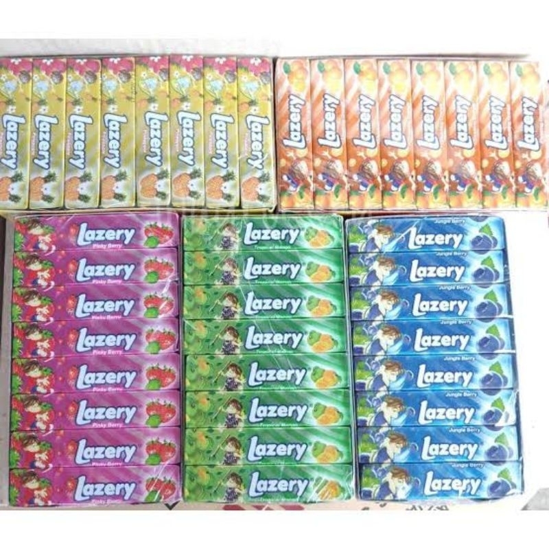 Jual Permen Lazery Stik Chewy Isi 24 Pcs - Candy Stick | Shopee Indonesia