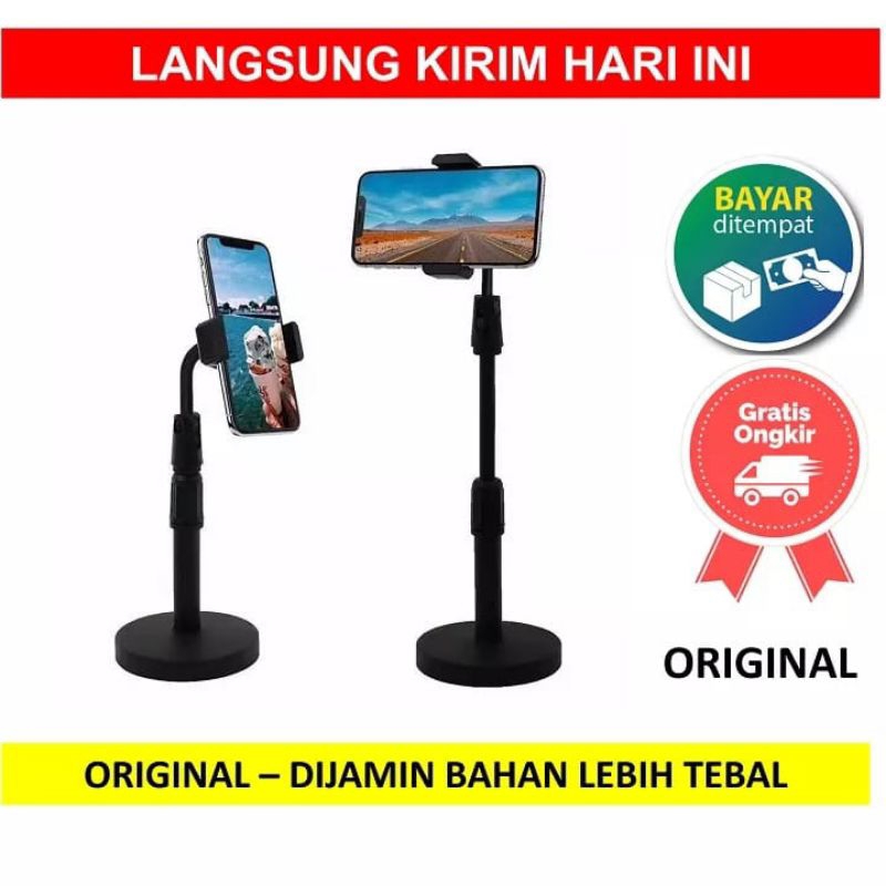 Jual STAND HP ADJUSTABLE UNIVERSAL / HOLDER MEJA / HOLDER STAND LIVE ...