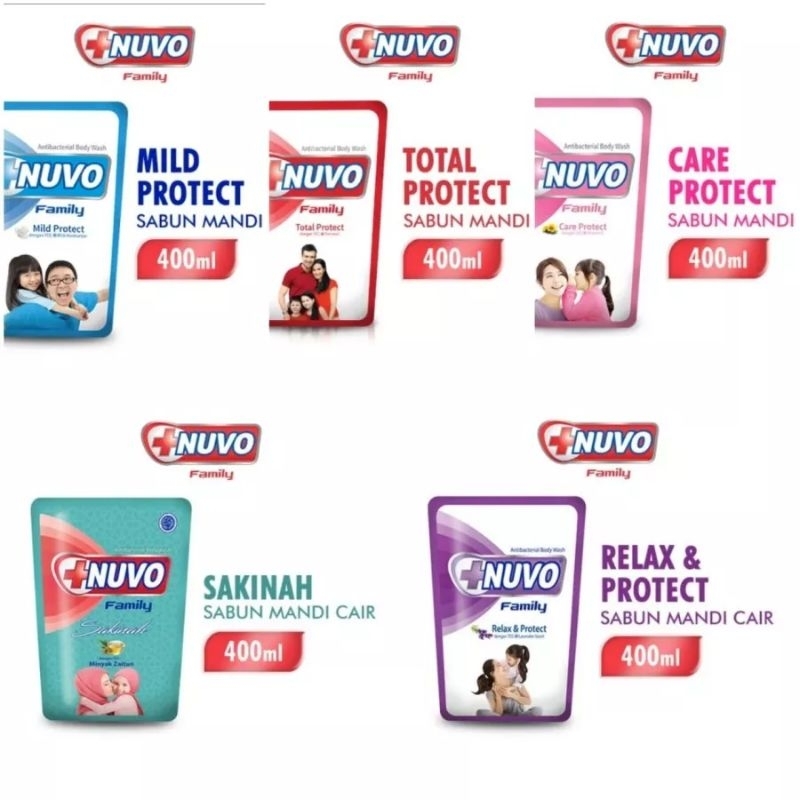Jual Exp 2025 ~Nuvo Body Wash Refill 400 Ml Bukan 450ml Cair ( Free ...
