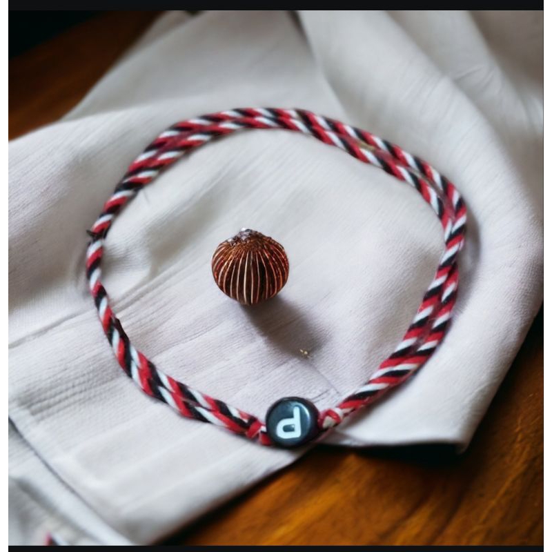 Jual gelang couple tridatu inisial huruf bisa custom gelang original ...