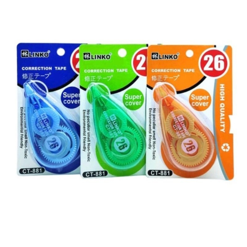 Jual Stipo Kertas / Tipe X Kertas / Correction Tape Linko | Ecer ...