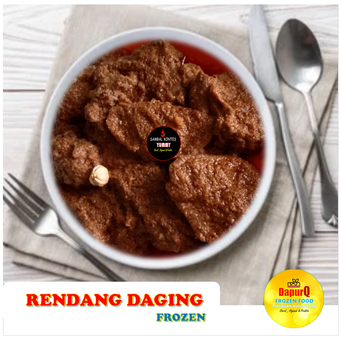 Jual Rendang Sapi /Rendang praktis/Rendang sapi kemasan frozen /Rendang ...