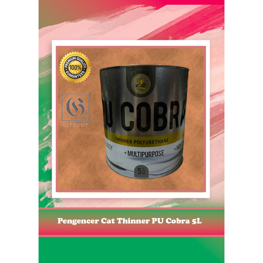 Jual Thinner PU Cobra Galon 5L | Shopee Indonesia