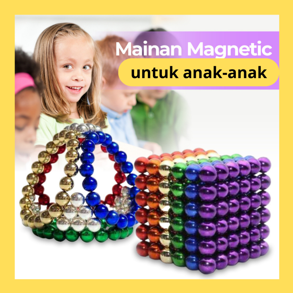 Jual Mainan Kreatif Edukasi Anak Perempuan Laki Cewek Cowok Magnet 4 5 ...