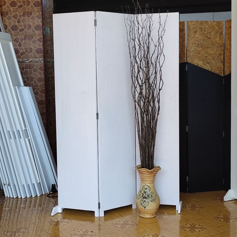 Jual partisi ruangan minimalis modern tipe S41 3 panel | Shopee Indonesia