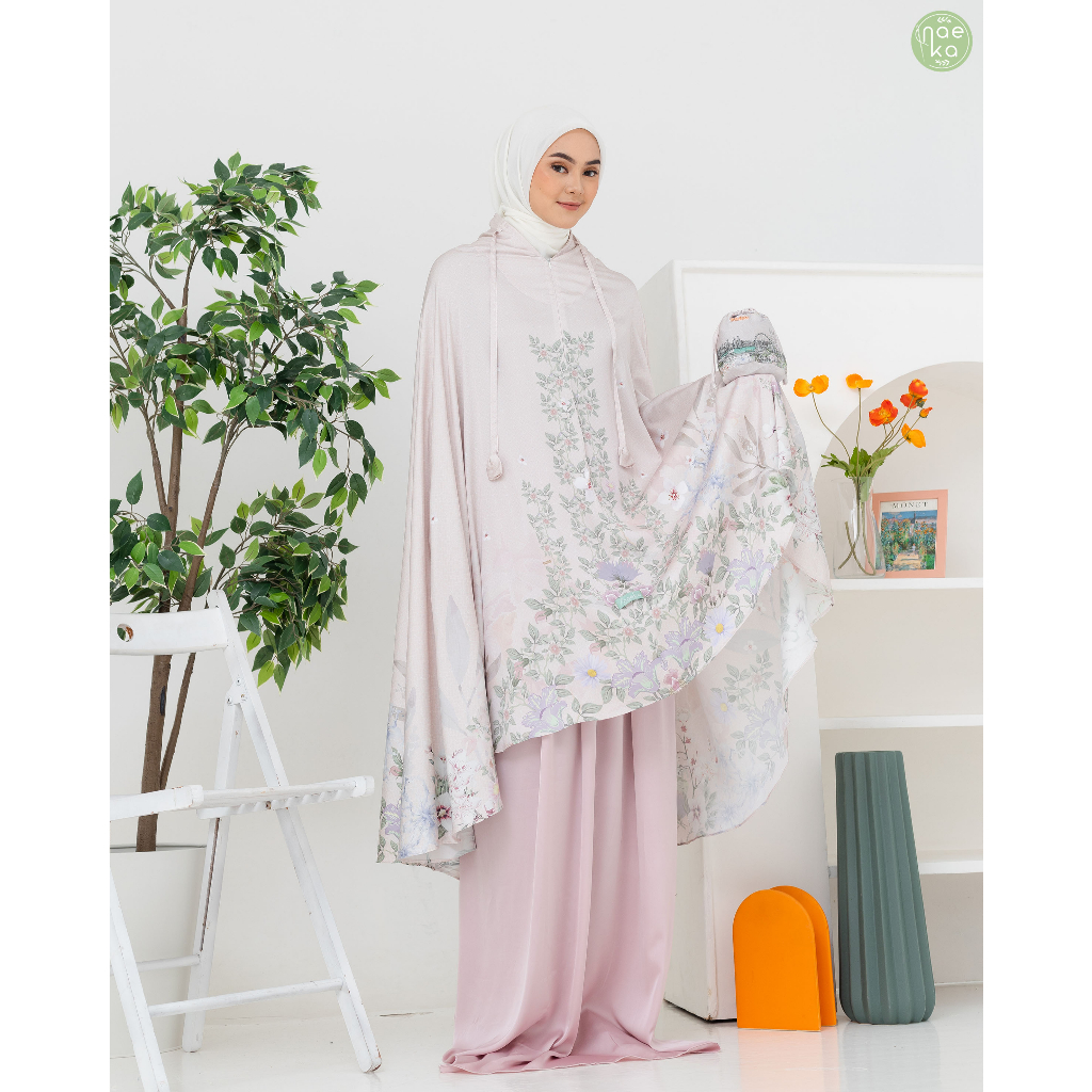 Jual Naeka Mukena Song of The Sea 2in1 Silk Premium Travel | Shopee ...