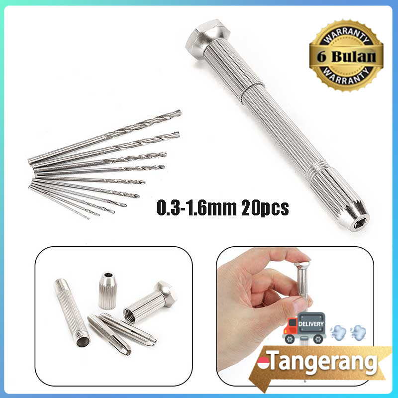 Jual Bor Manual Mini Mini Bor Tangan Manual + 20pcs Mata Bor Rojok ...