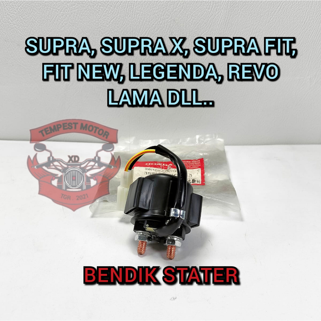 Jual BENDIK STATER GRAND ORI HONDA AHM 100% RELAY START SUPRA FIT REVO ...