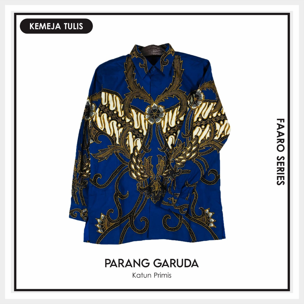 Jual Kemeja Batik Tulis Original Sutra Parang Garuda Exclusive Faaro ...