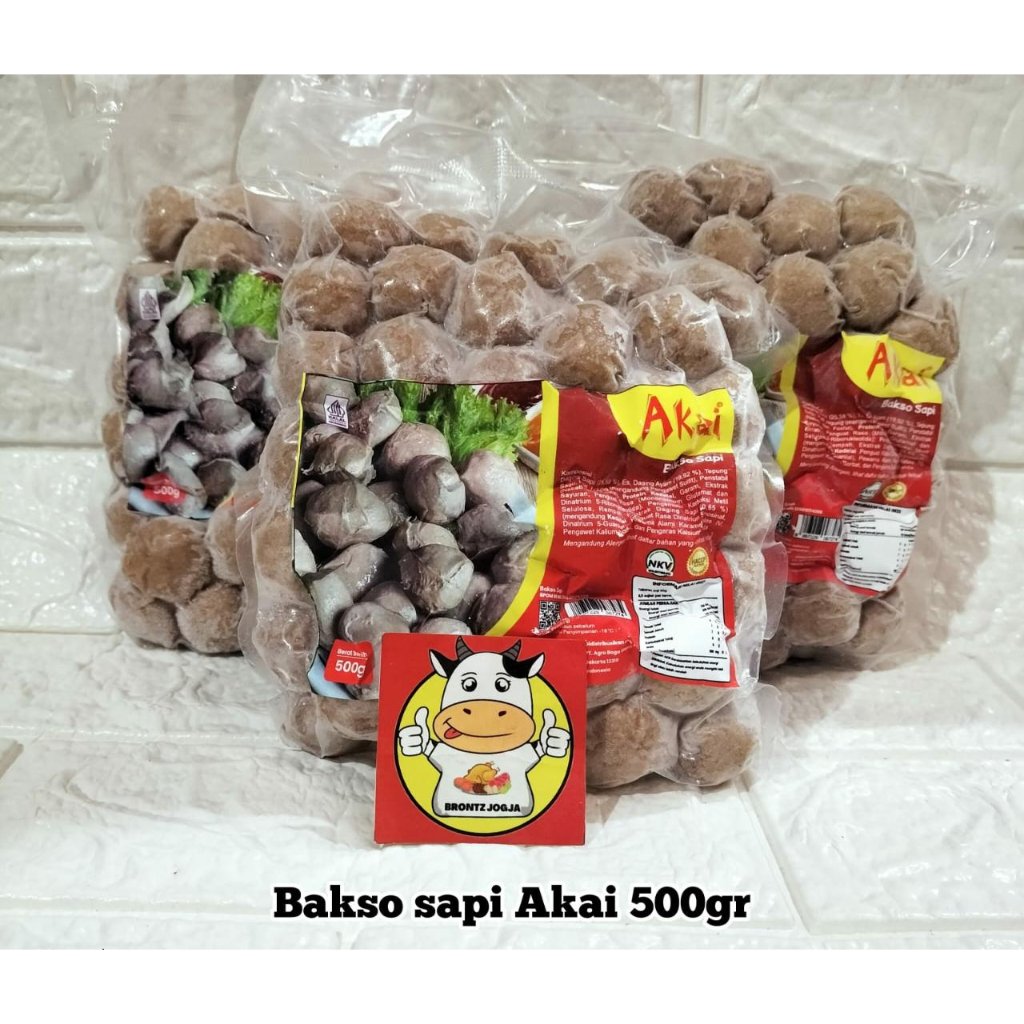 Jual AKAI BAKSO SAPI 500GR - FROZEN FOOD - BRONTZ JOGJA | Shopee Indonesia