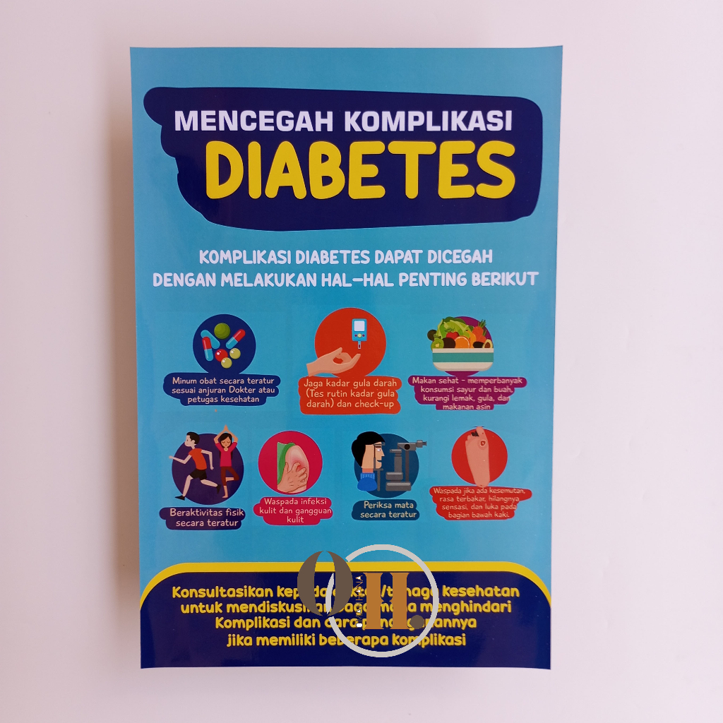 Jual Poster Mencegah Komplikasi Diabetes - Poster Diabetes - PTM ...