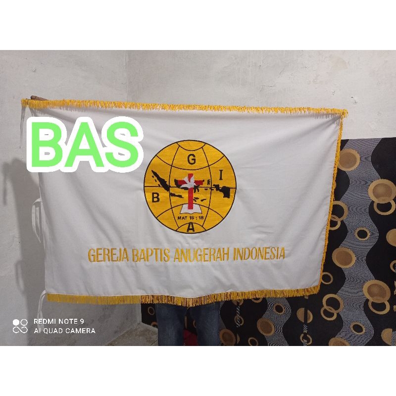 Jual BENDERA PETAKA GEREJA BAPTIS/BENDERA CUSTOM/BENDERA REQUES/BENDERA ...