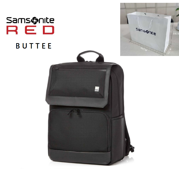 Jual Tas Ransel Cowok Cewek Backpack Samsonite RED BUTTEE QE6 Original ...