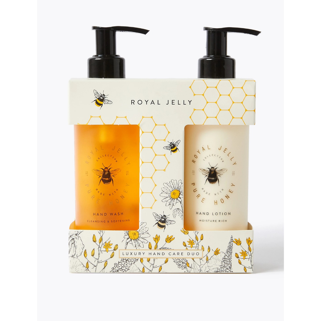 Jual Marks&Spencer ROYAL JELLY - HAND WASH & LOTION SET - 200 ml ...