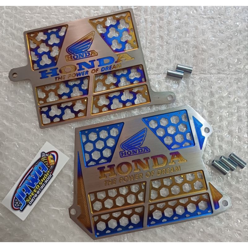 Jual cover radiator titanium vietnam Pcx 150 Pcx 160 vario 125 vario ...