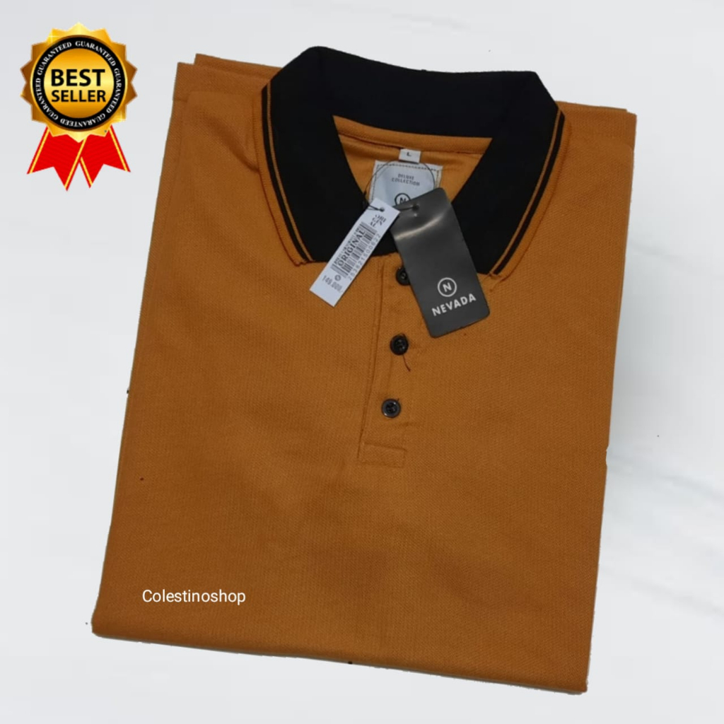 Jual Baju kaos kerah pria polos lengan pendek terbaru/kaos kerah pria ...