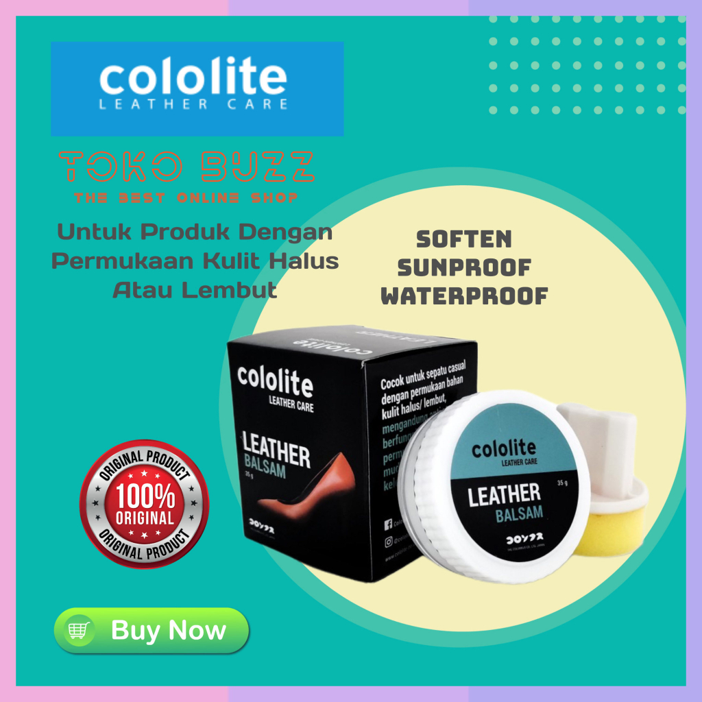 Jual COLOLITE Leather Balsam Perawatan Sepatu Kulit Casual Premium Shoe ...