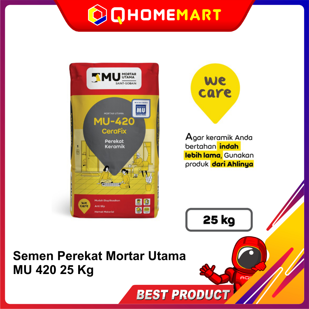 Jual Semen Perekat Keramik MORTAR UTAMA MU 420 25Kg | Shopee Indonesia