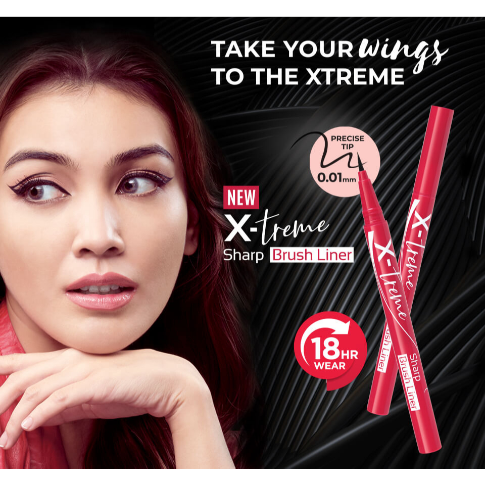 Jual SILKYGIRL X-treme Sharp Brush Liner | Shopee Indonesia