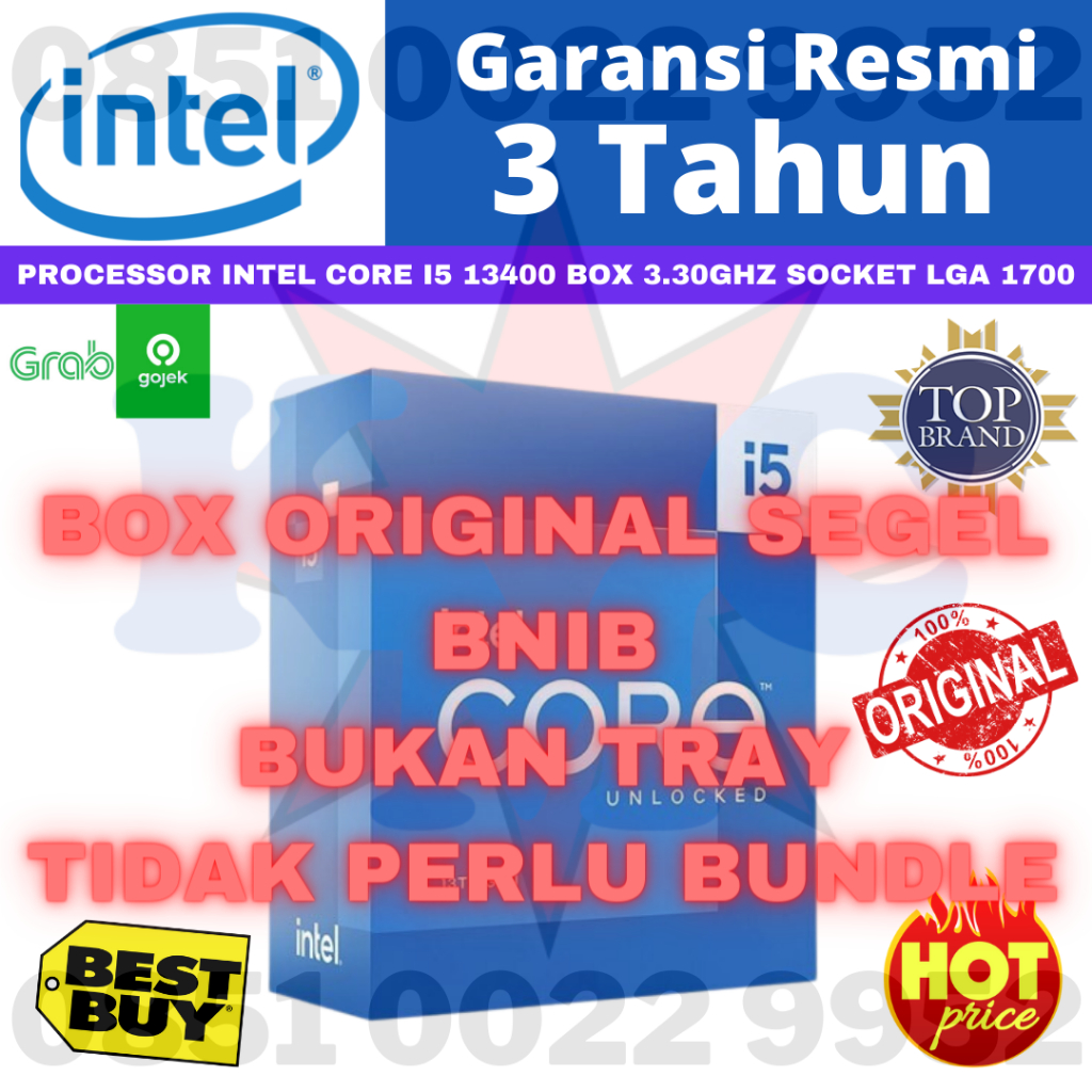 Jual PROCESSOR INTEL CORE I5 13400 BOX SOCKET LGA1700 3.30GHz | Shopee ...