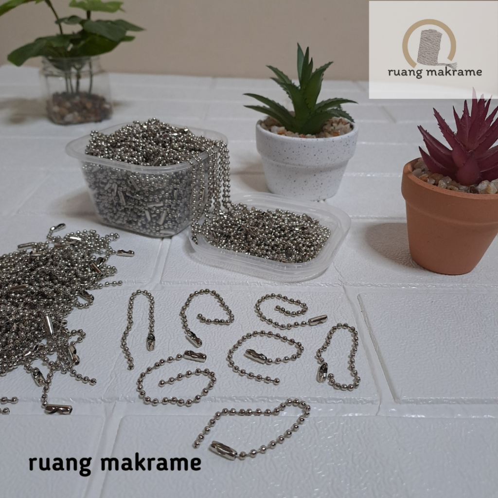 Jual [100 pcs] gantungan rantai merica tali hangtag rantai hang tag ...
