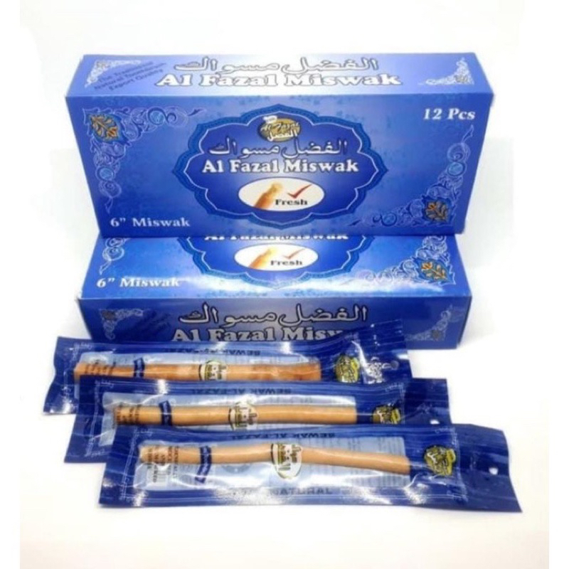 Jual siwak al fazal 1 lusin 12pcs | siwak alfazal miswak kayu arok asli ...