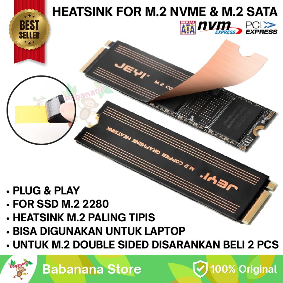 Jual HEATSINK SSD M.2 NVME M.2 SATA 2230 2242 2280 COOLING PENDINGIN ...