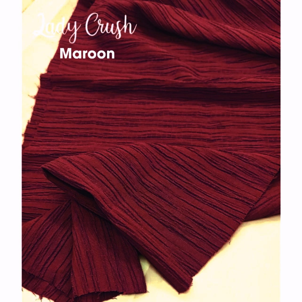 Jual Multi Kain lady crush crinkle kerut lecek spandex stretch fashion ...