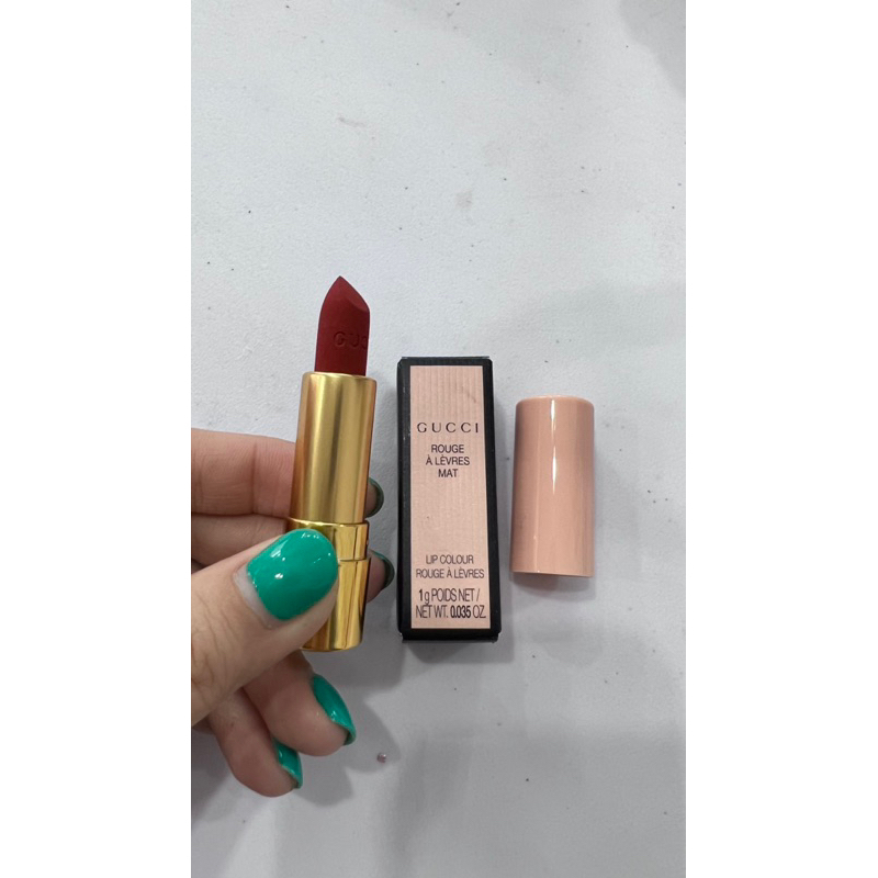 Jual Gucci matte lipstick #505 Janet Rust (Preloved hanya di swatch 1x ...