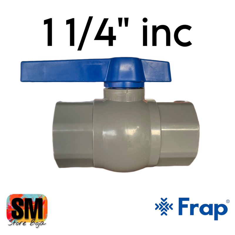Jual FRAP IFPVC07 Stop kran 1 1/4 inc PVC | Shopee Indonesia