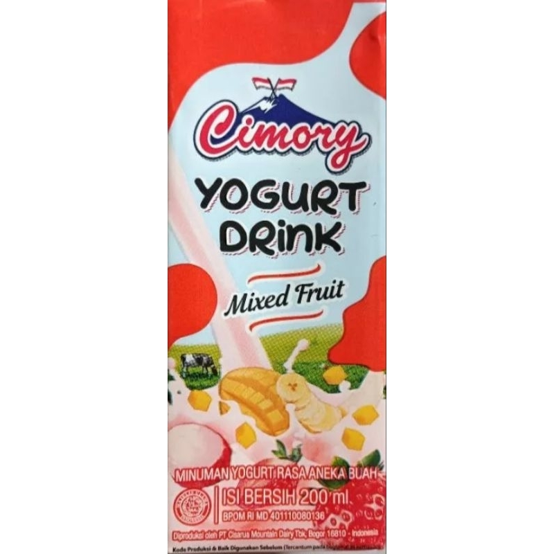 Jual CIMORY YOGURT DRINK KOTAK 200 ml 200ml | Shopee Indonesia