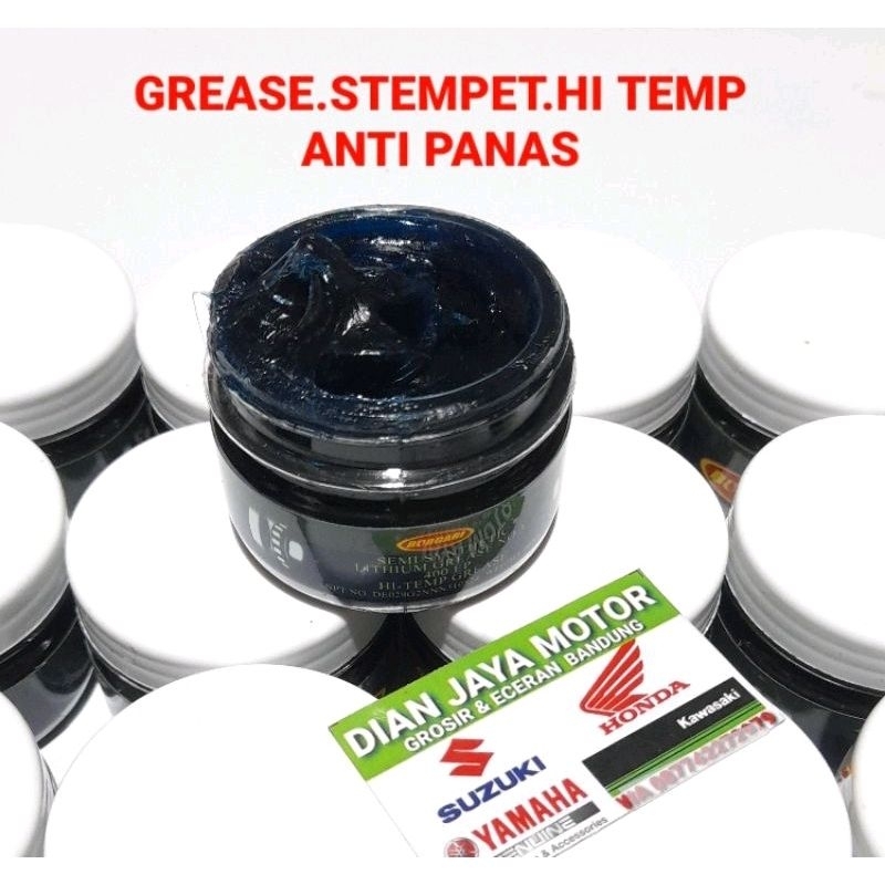 Jual SETEMPET Warna Blue GREASE HI-TEMP ANTI PANAS MEREK BURGARI CVT BEARING LAHER | Shopee ...