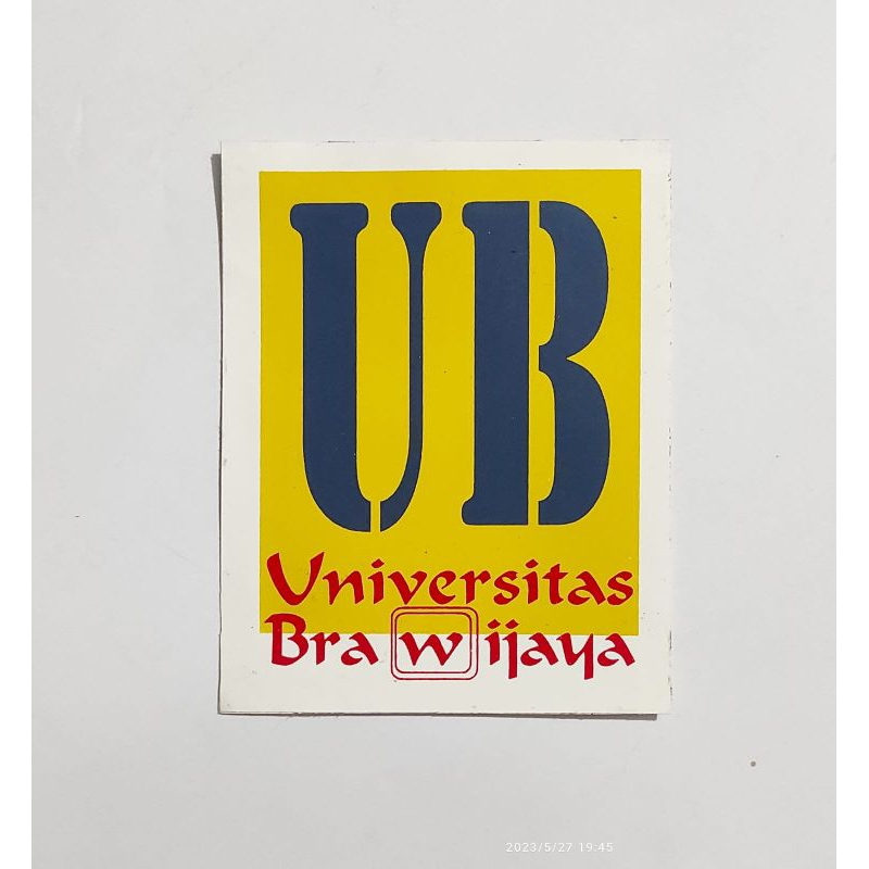 Jual [BLUE JACKET] stiker sticker ub BJ-1984 universitas brawijaya ...