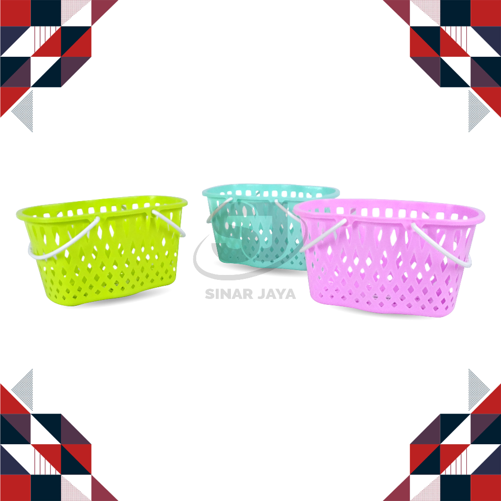 Jual Keranjang MinI/Keranjang Plastik Serbaguna/KRANJ. ULTAH OVAL SB-01 ...