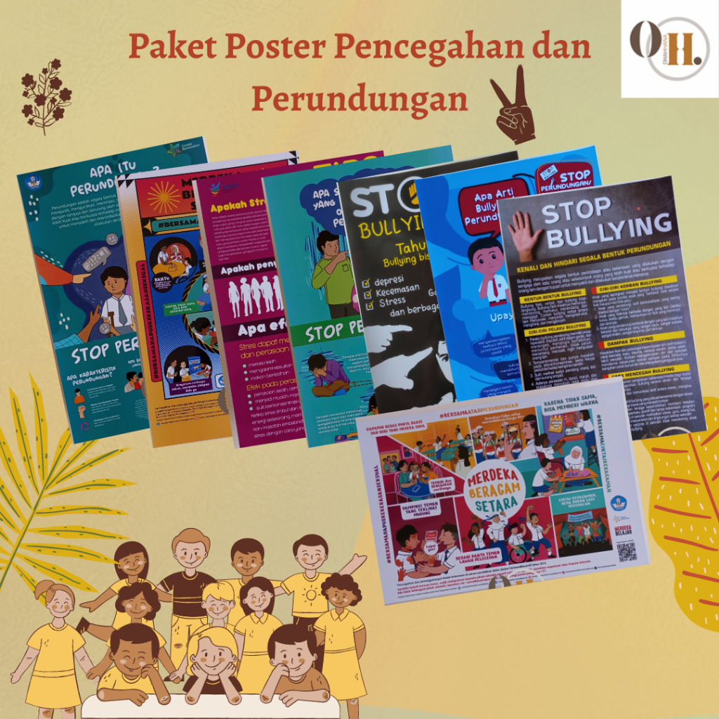 Jual Paket Poster Sekolah - Poster Perundungan dan Bullying - Paket Poster murah | Shopee Indonesia