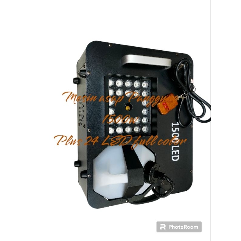 Jual Mesin asap Panggung atau Smoke machine 1500W plus 24 led full ...