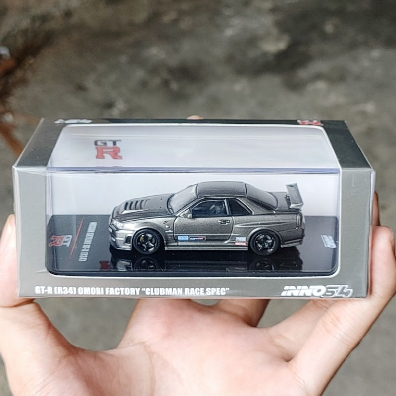 Jual INNO64 Nissan Skyline GTR R34 Omori Factory "Clubman Race Spec ...