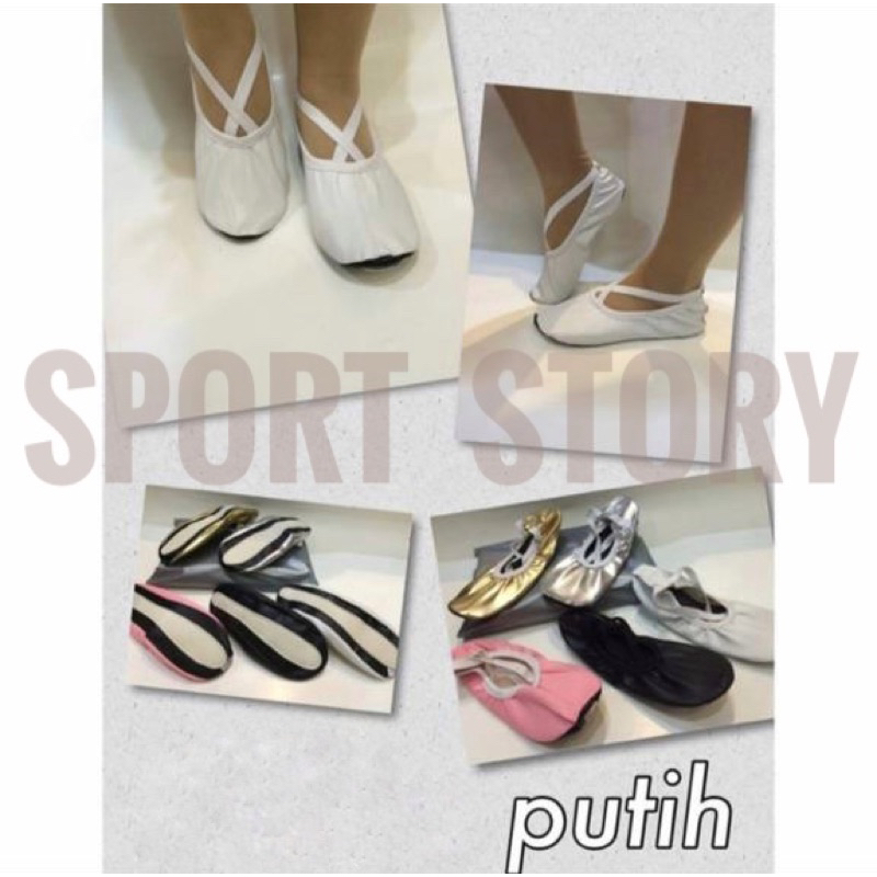 Jual Sepatu Ballet / Perform / Tamborin / Latihan | size 26~35 | Shopee ...